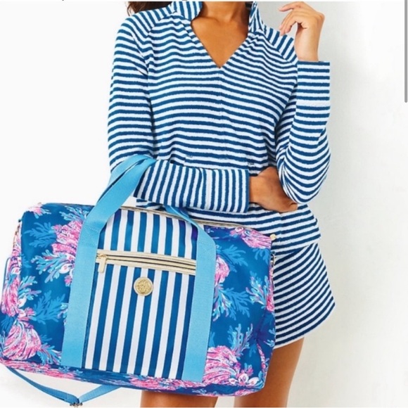 Lilly Pulitzer | Bags | Lilly Pulitzer Overnight Weekender Bag In Multi ...